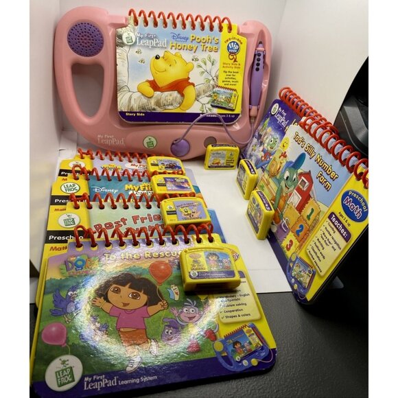 LeapFrog | Toys | My First Leap Pad With 7 Books And 7 Cartridges Dora ...